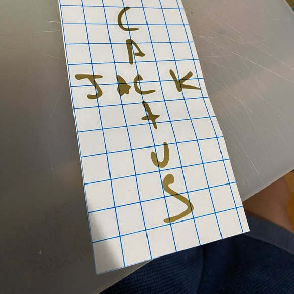 Hand Crafted | Other | Travis Scott Cactus Jack Logo Vinyl Decal 3pcs ...